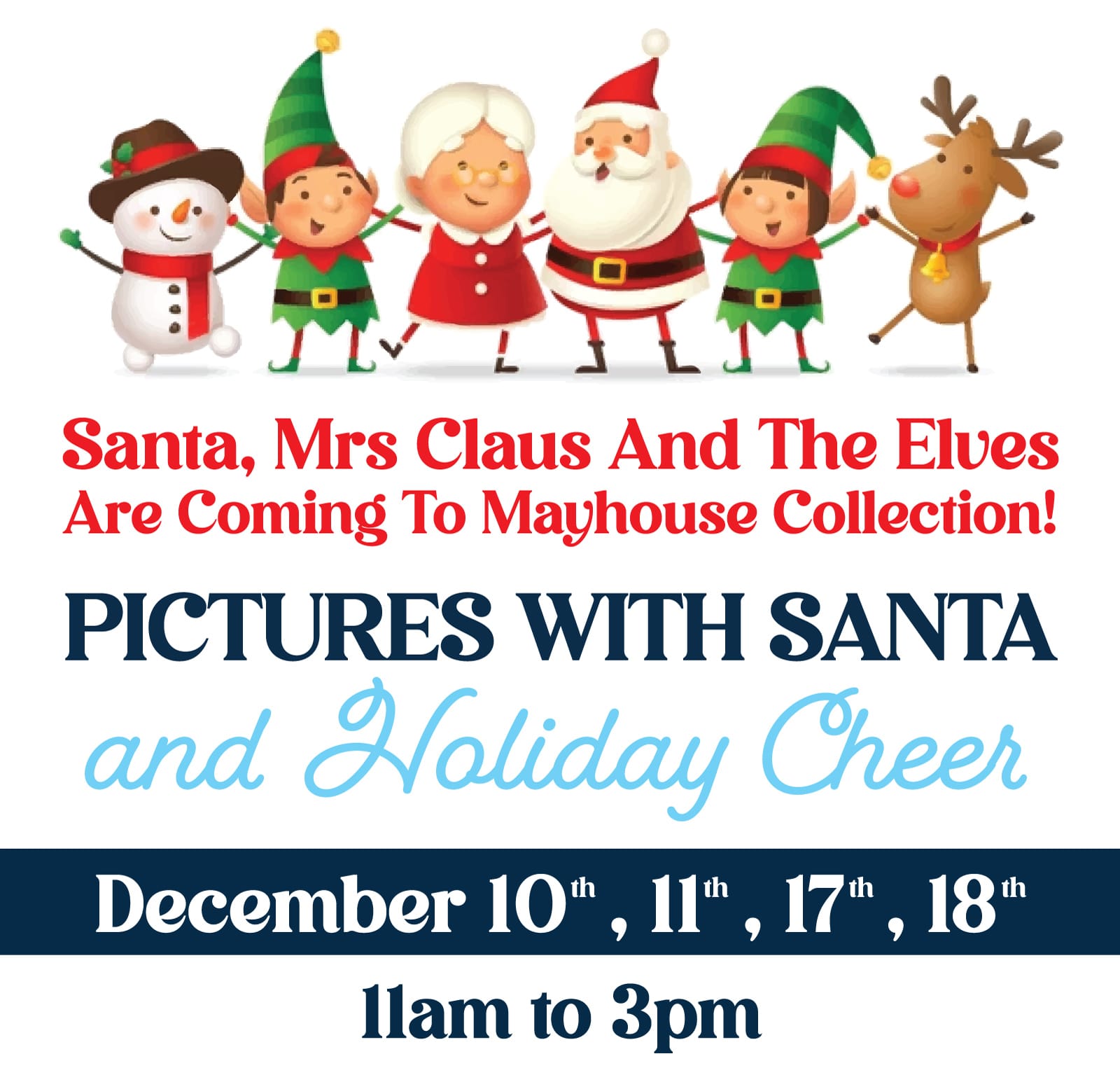 Pictures With Santa and Holiday Cheer! – Mayhouse Collection